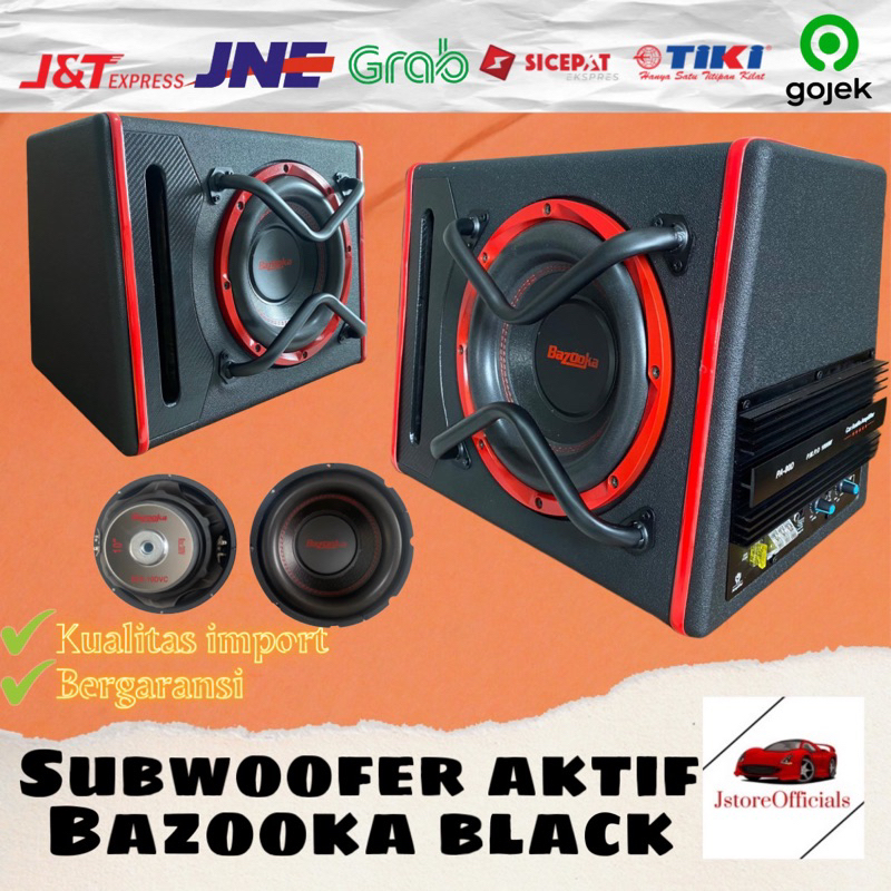 Jual Basstube Aktif 10 Inch Bazooka Black – Subwoofer Mobil Super Kuat ...