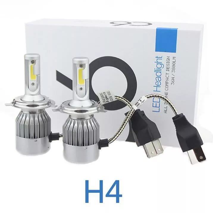 Jual Lampu halogen Mobil motor LED COB Headlight 8000LM H49003 S2 Chip ...