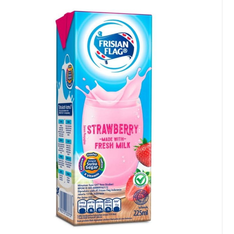 Jual FRISIAN FLAG made with fresh milk / susu kotak / minuman | Shopee ...