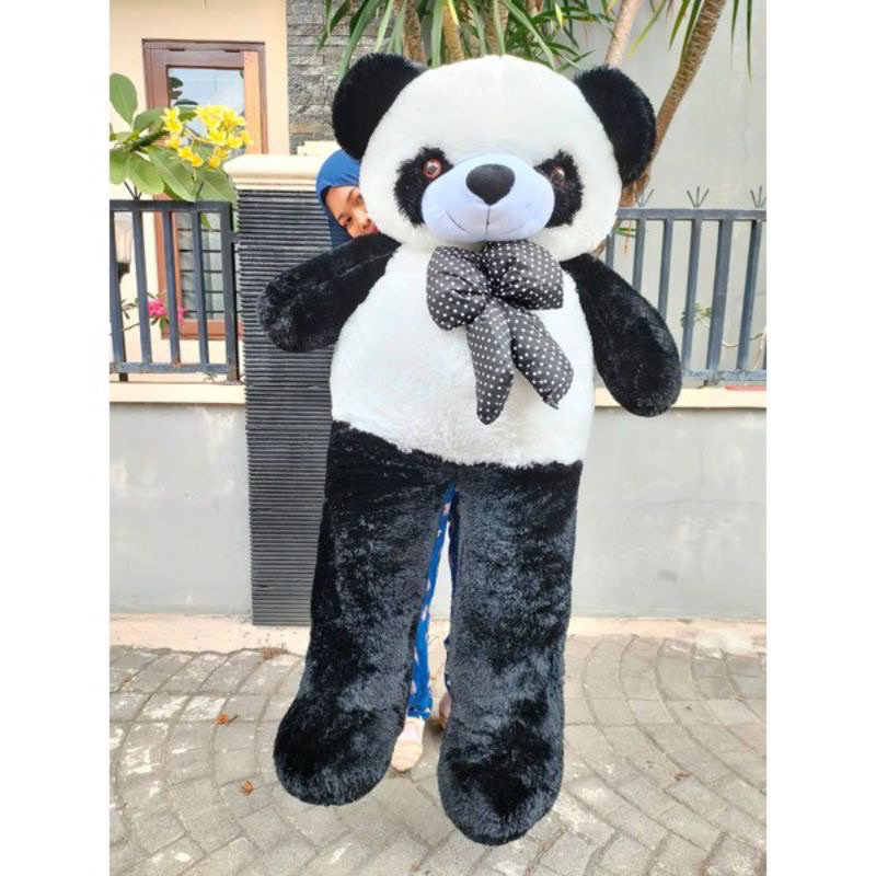 Jual Boneka Beruang Panda Jumbo Besar 1.2 Meter Dan Boba Jumbo LED ...