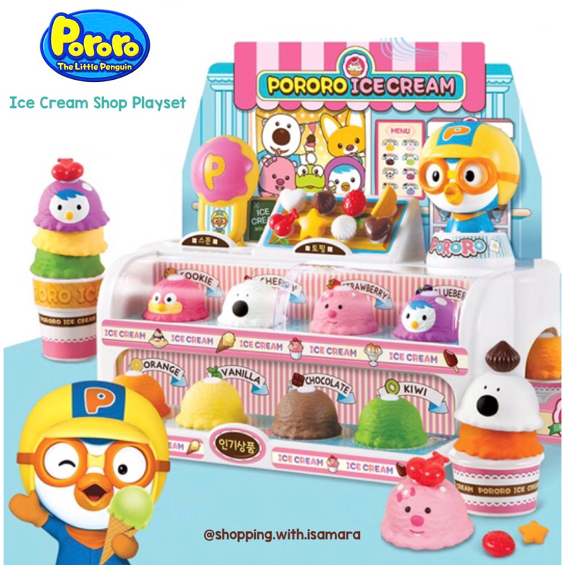 Jual Pororo Ice Cream Shop Playset / Mainan Toko Es Krim | Shopee Indonesia