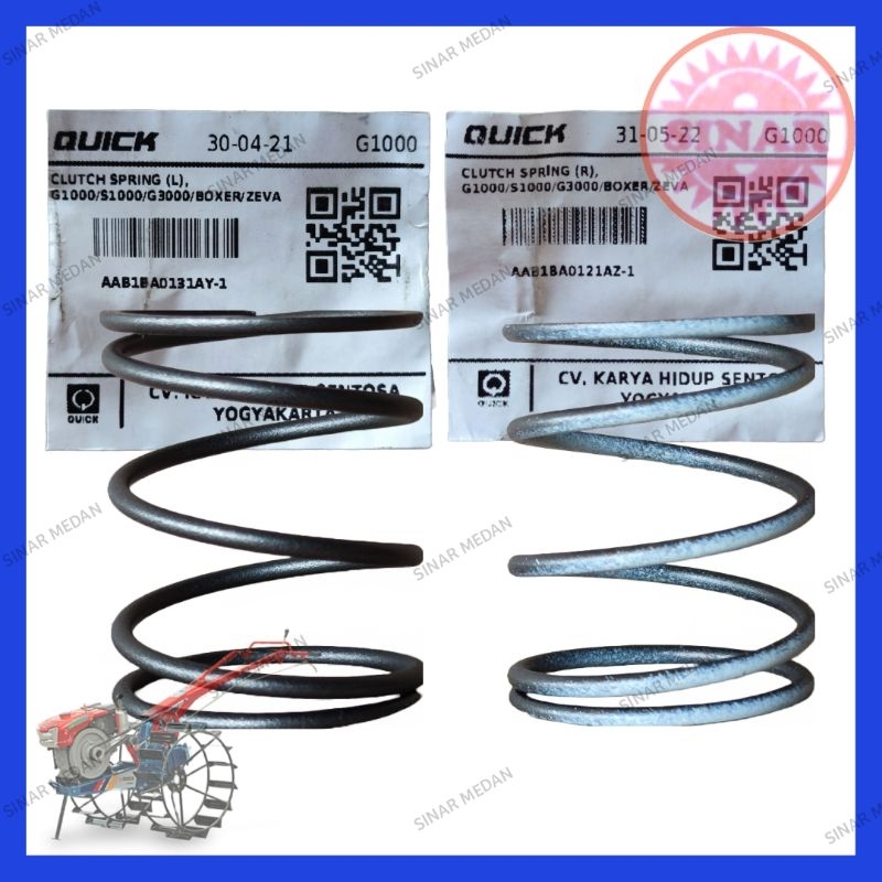 Jual TRAKTOR QUICK CLUTCH SPRING G1000 BOXER ZEVA G3000 PER KLOS 1 SET ...