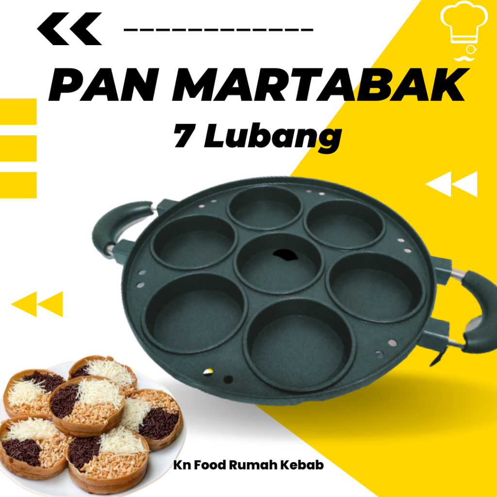 Jual Pan Martabak Mini - Snack Maker 7 Lubang - Loyang Martabak Mini ...