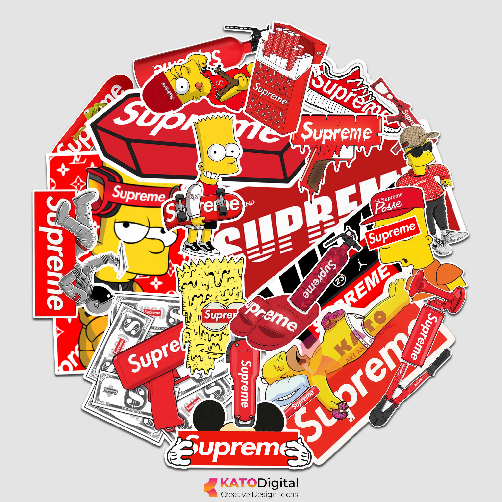 Jual Stiker Hypebeast Supreme Graffiti Sticker Aesthetic Vinyl Laptop ...