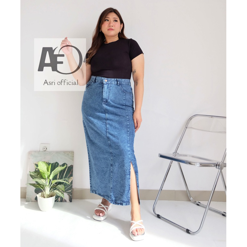 Jual ROK JEANS SPAN/ ROK JEANS IMPORT/ ROK JEANS TEBAL KEKINIAN ...