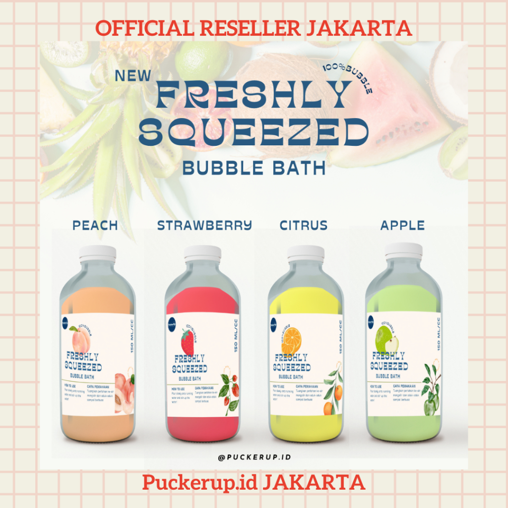Jual Bubble Bath | Mandi Busa | FRESHLY SQUEEZED | Shopee Indonesia
