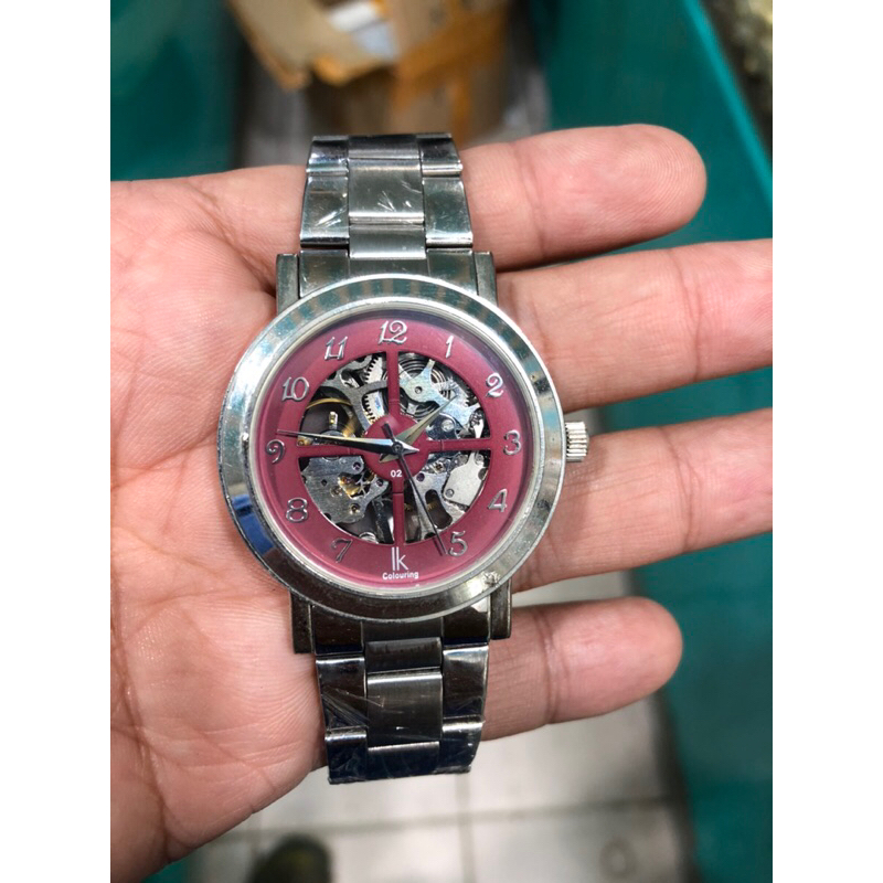 Jual jam tangan IK colection manual winding jam klasik jam tangan pria ...