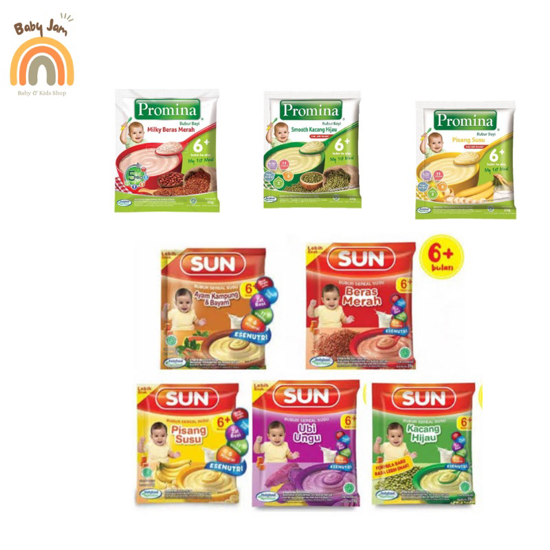 Jual BUBUR BAYI SACHET 20gr / PROMINA SACHET SUN SACHET / PROMINA SUN ...