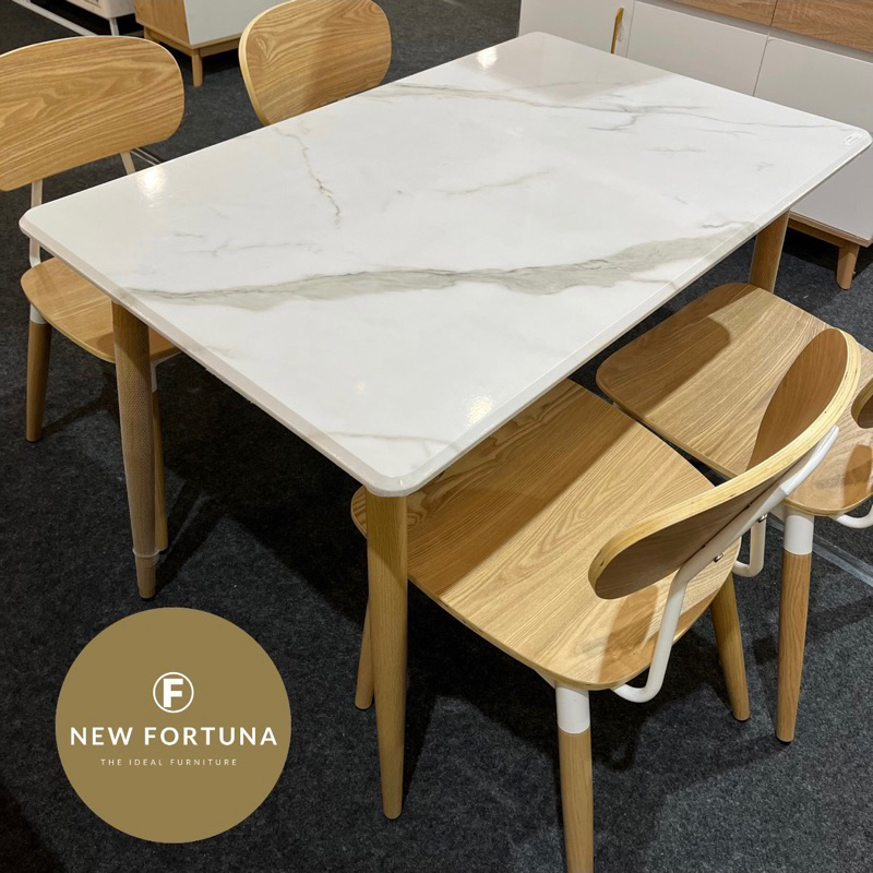 Jual Meja makan marble japanese style | Shopee Indonesia