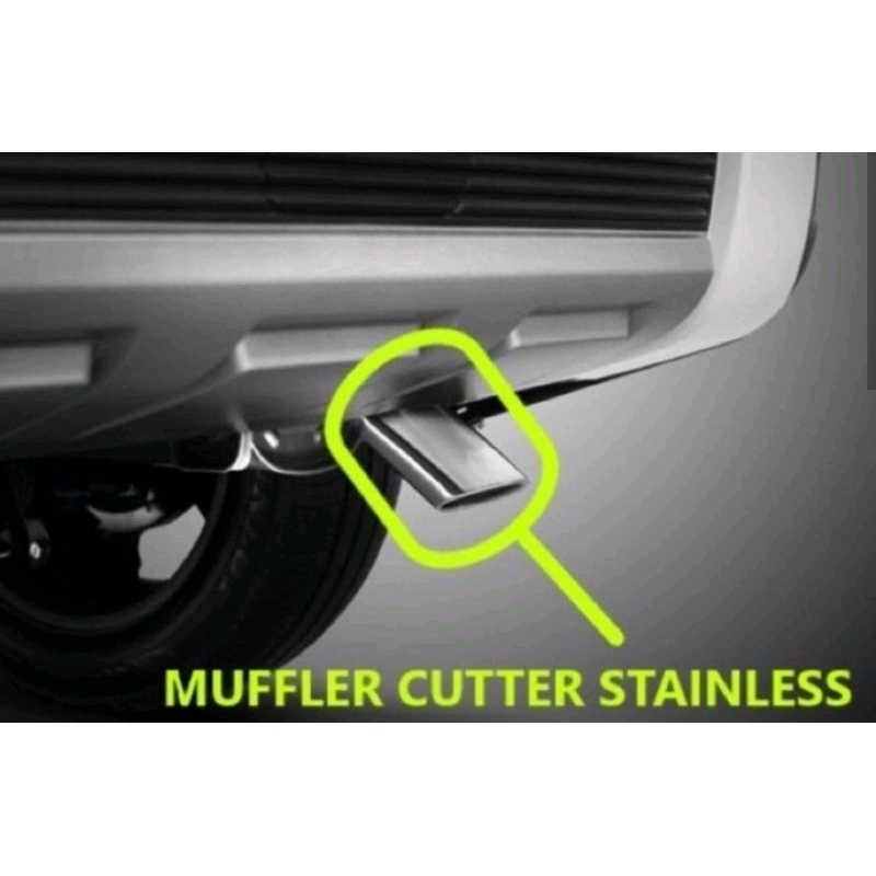 Jual Muffler Cutter/Tutup Knalpot Xpander Original 100% Mitsubishi ...