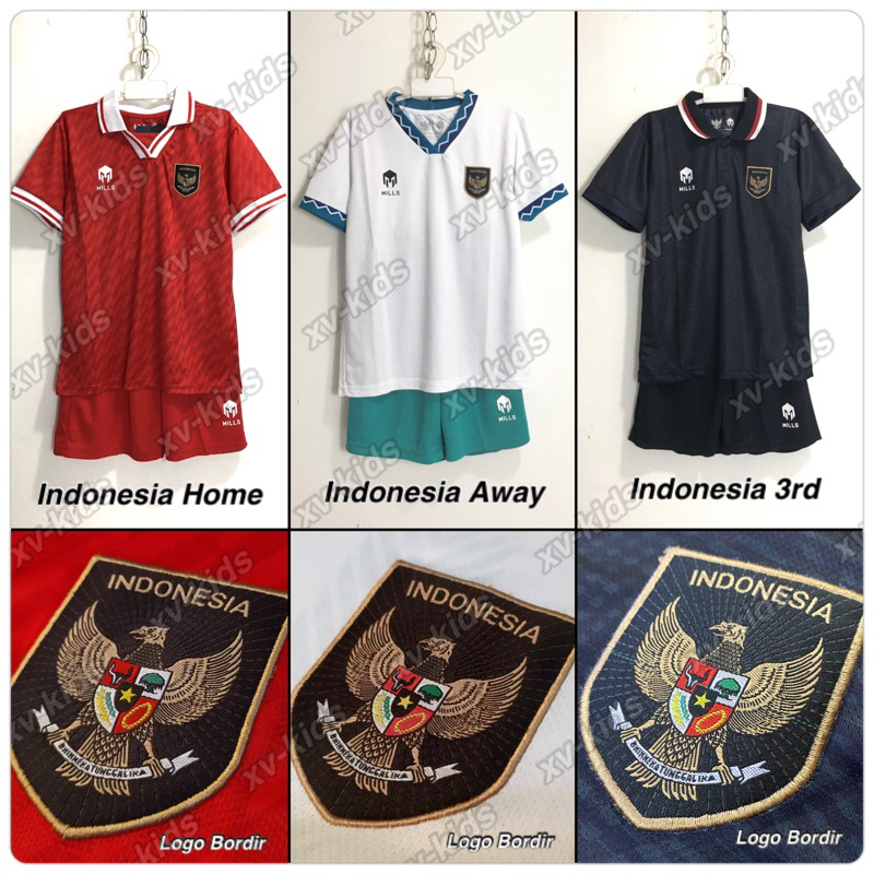 Jual Jersey Kids Timnas Indonesia Setelan Anak Indonesia Home Away 3rd Setelan Anak Timnas ...