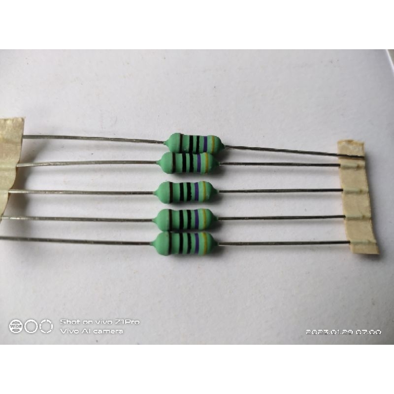 Jual Resistor 470R 470 ohm 1watt original Japan | Shopee Indonesia