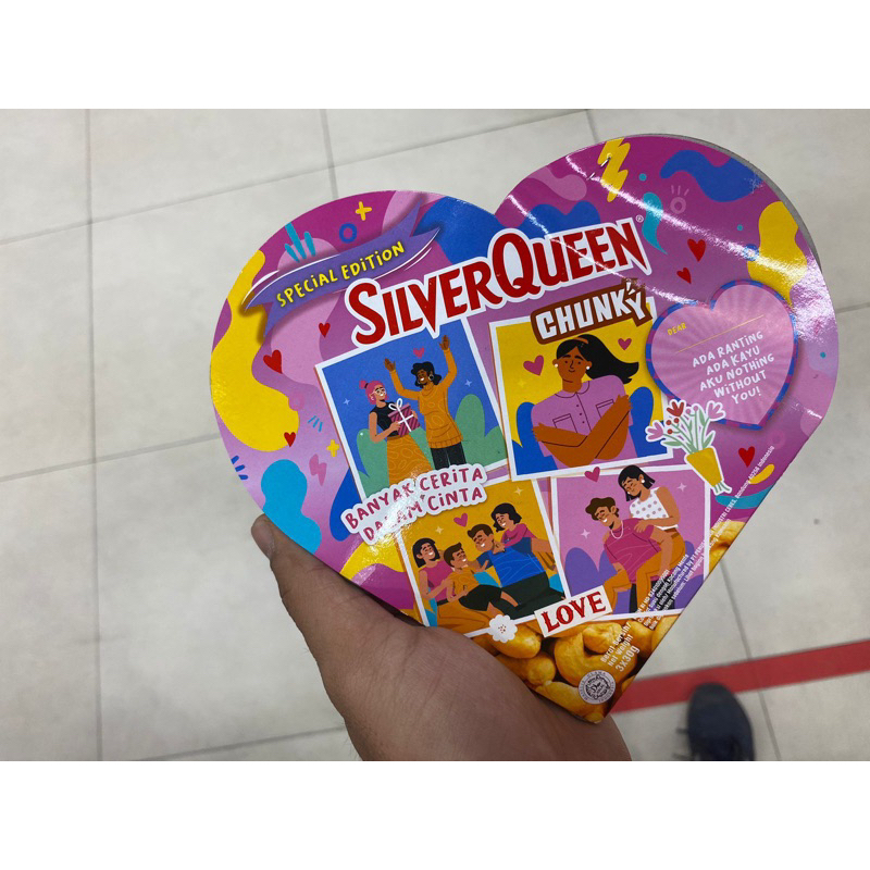 Jual Silverqueen chunky special Edition (Valentine) | Shopee Indonesia