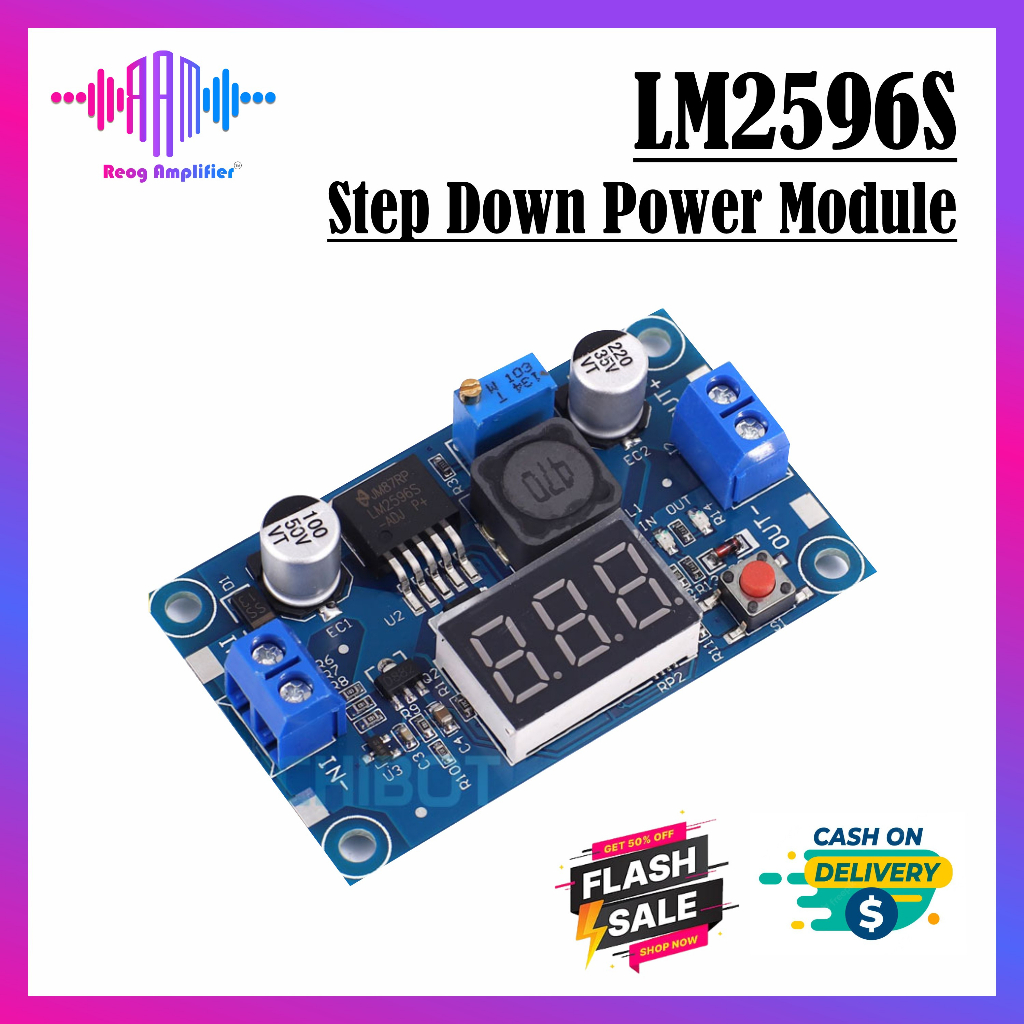 Jual LM2596S Buck Converter DC to DC Step Down Power Module Voltage Regulator Stabilizer ...