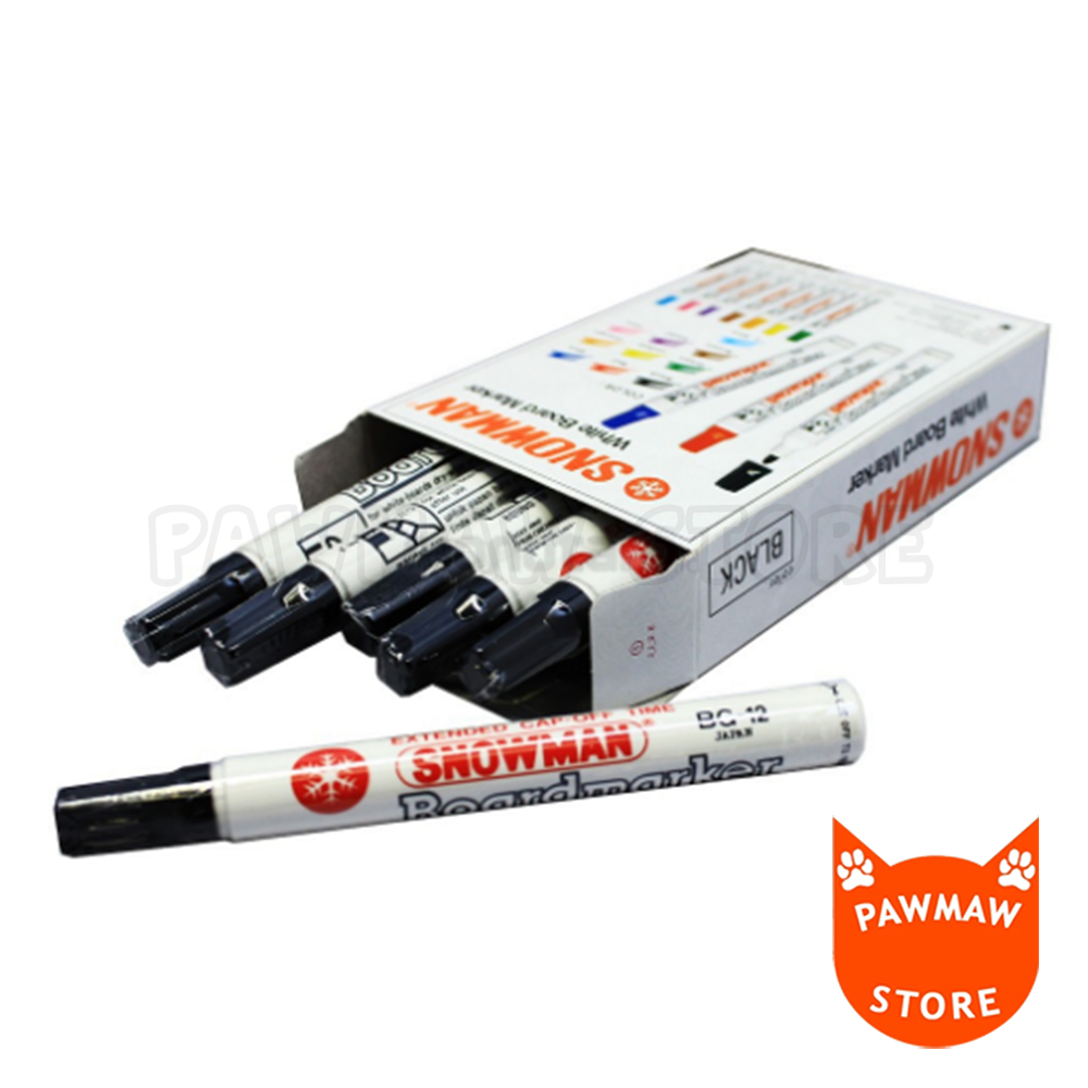 Jual Spidol Whiteboard SNOWMAN BG12 ( PCS ) | Shopee Indonesia