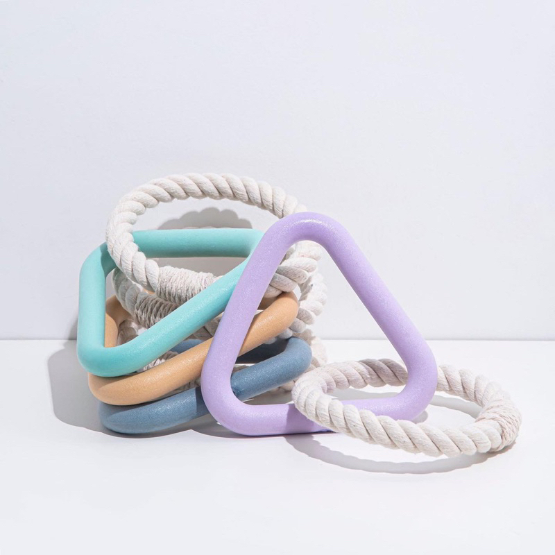 Jual Triangle rubber and circle chewing rope | Shopee Indonesia