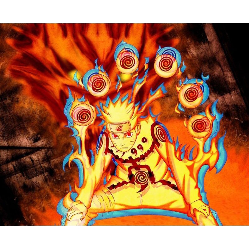 Jual Poster Cetak, NARUTO UZUMAKI, Ukuran JUMBO, 100x70cm & 150x100cm ...