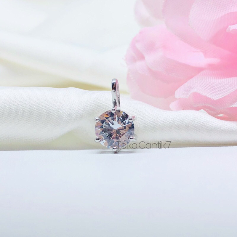 Jual Liontin 100% Titanium Mata 1 Anti Karat Warna Silver [ Toko ...