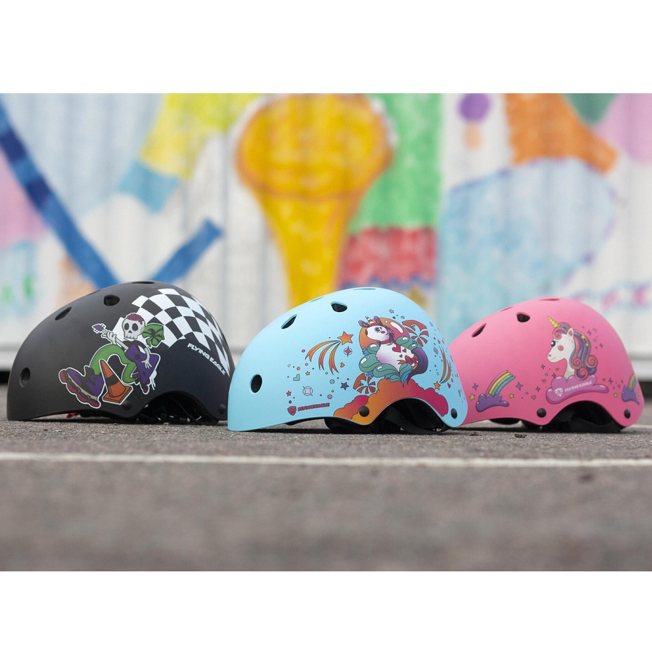 Jual Helm Sepatu Roda Inline Skate Flying Eagle RIDER Helmets for kids ...