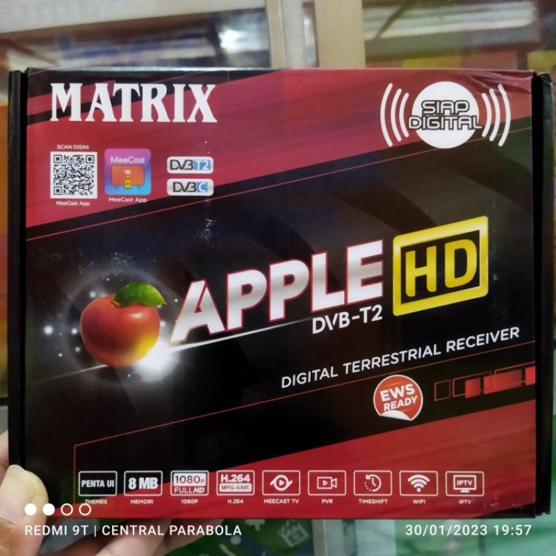 Jual SET TOP BOX MATRIX APLE MERAH HD | Shopee Indonesia