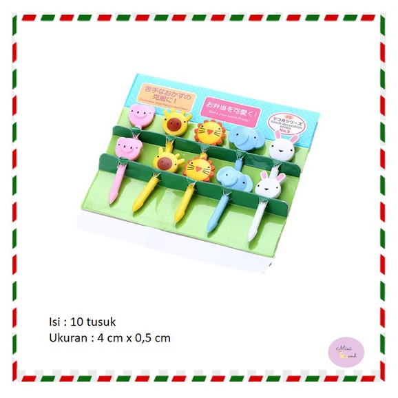 Jual Tusukan Bento dan Buah/ Garpu Buah Bentuk Lucu/ Tusukan Hiasan ...
