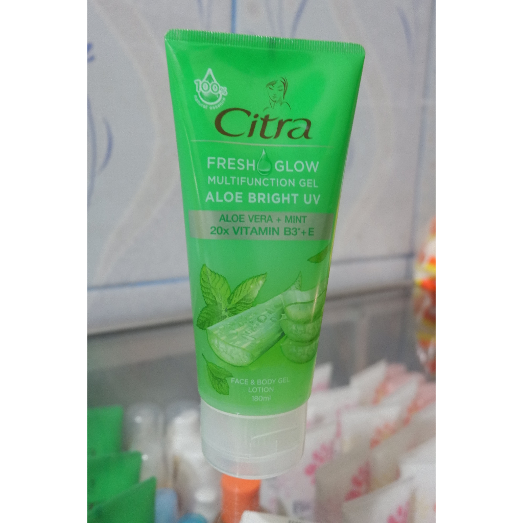 Jual CITRA Fresh Glow Multifunction Gel Bright UV 180ml /citra gel ...