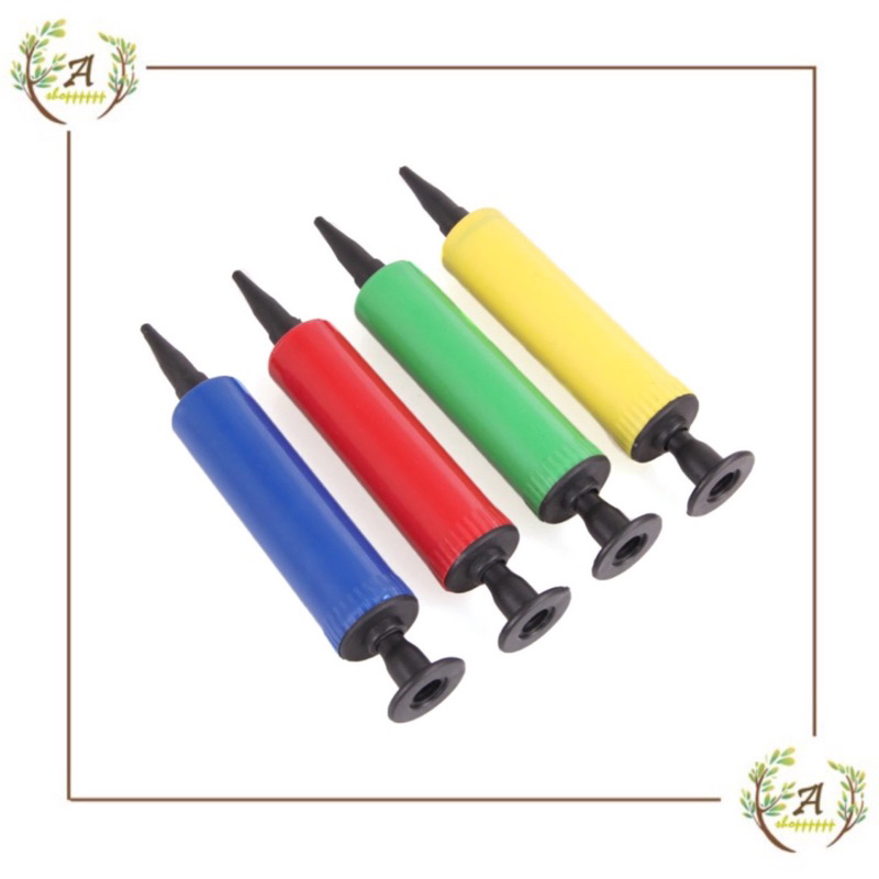 Jual pompa balon tangan manual alat pompa tiup angin balloon bola ...