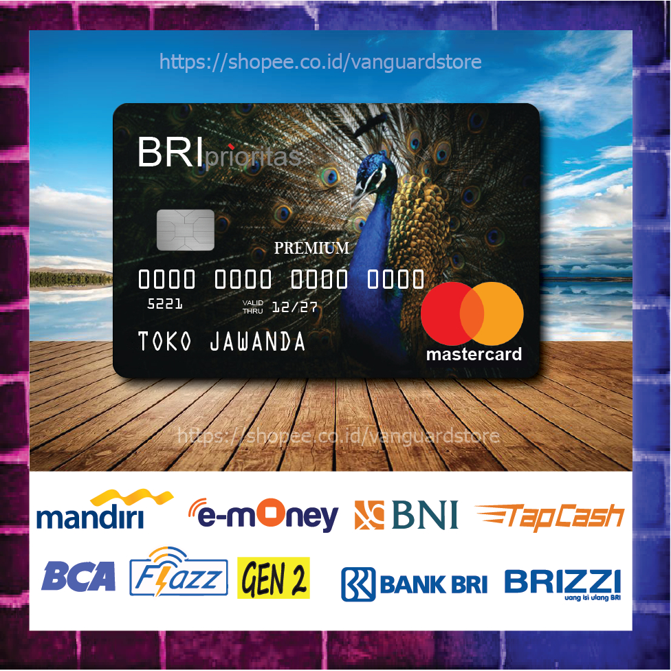 Jual KARTU E MONEY E TOLL BRI PRIORITAS MASTRCARD CREDIT EMONEY MANDIRI ...