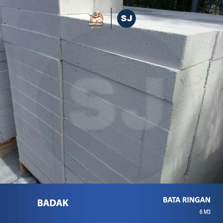 Jual bata ringan hebel / AAC pertama di medan , cap badak lebih ringan ...
