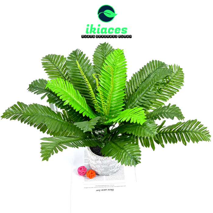 Jual DAUN PAKIS ARTIFISIAL DAUN PAKIS 18 CABANG PLASTIK DEKORASI DAUN ...