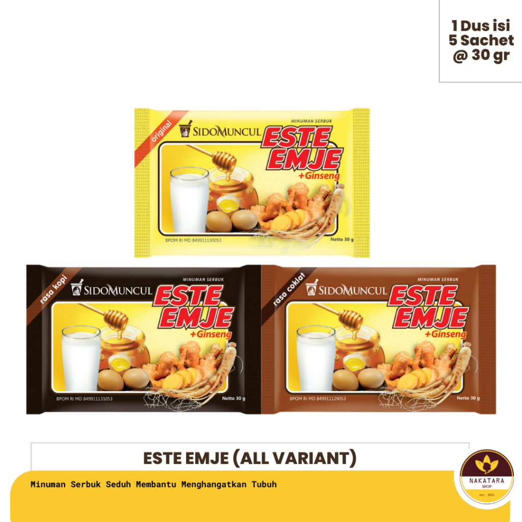 Jual STMJ ESTE EMJE SIDO MUNCUL ISI 5 SACHET | Shopee Indonesia