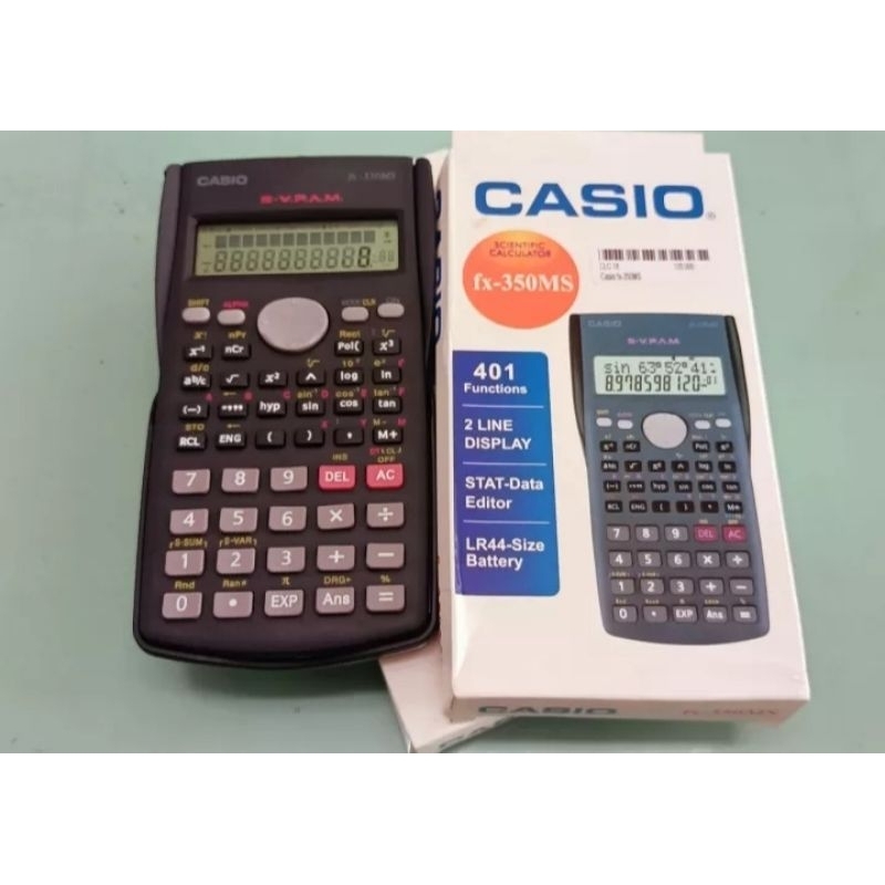 Jual KALKULATOR SCIENTIFIC 2 LINE DISPLAY / KALKULATOR MURAH fx-350MS ...