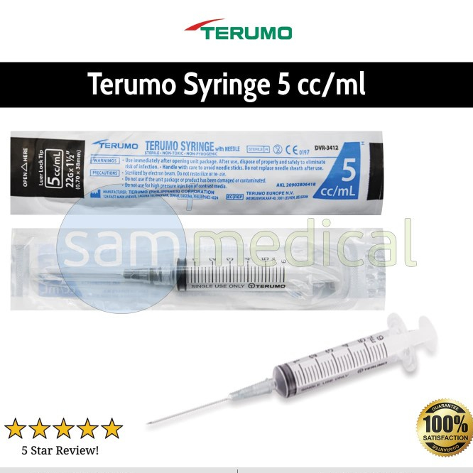 Jual Terumo Sunt1kan 5 cc/ml Per 10 pcs | Shopee Indonesia