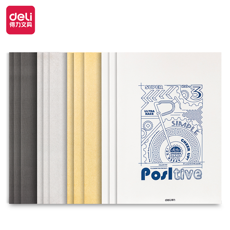 Jual DelI Soft Cover Notebook / Buku Tulis A4 40 Lembar Jilid Jahitan ...