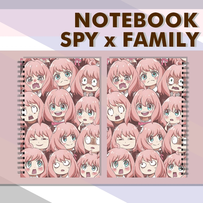 Jual Notebook Spy x Family Notebook Anya Forger Anime | Shopee Indonesia