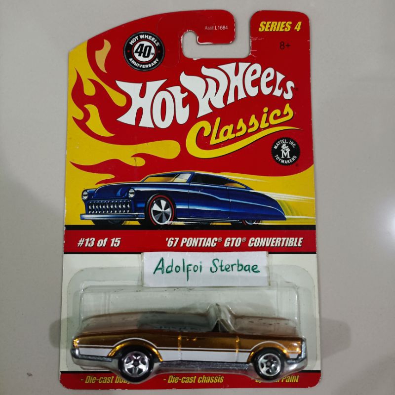 Jual hotwheeels hot wheels '67 pontiac gto convertible edisi hot wheels ...