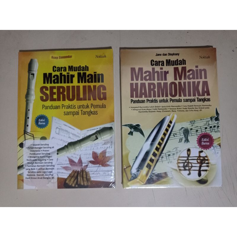 Jual Buku Keterampilan - Cara Mudah Main Seruling & Harmonika : Panduan ...