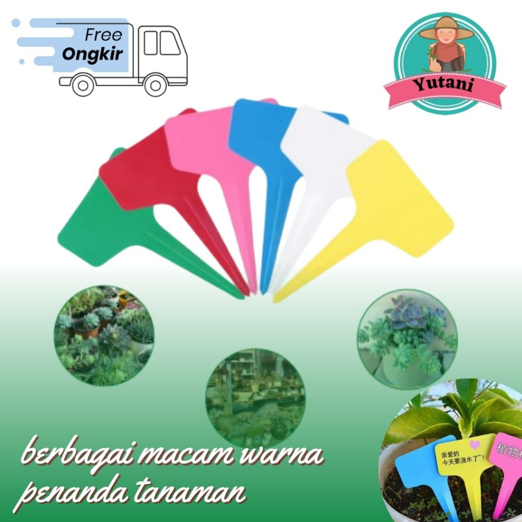 Jual Label Tanaman Tag Plant Nama Tanaman Name Tag 48x68mm | Shopee Indonesia