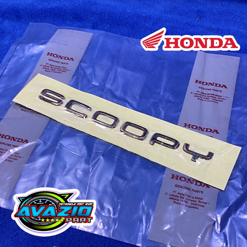 Jual logo emblem scoopy new k2f 2021 warna gold | Shopee Indonesia