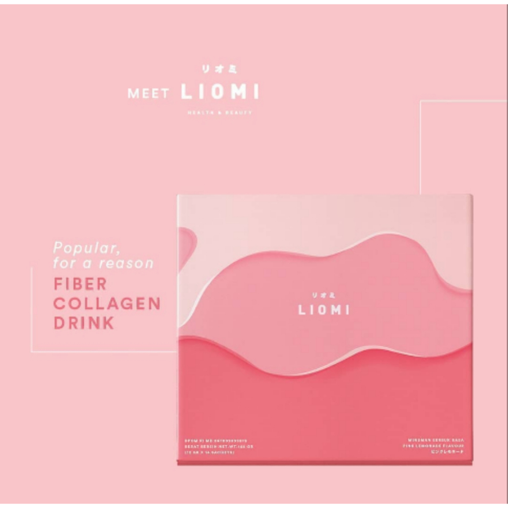 Jual LIOMI Pink Lemonade Collagen Powder (14 Sachet ) | Shopee Indonesia