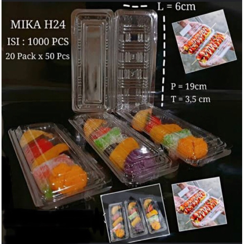 Jual [50 biji] Mika Sosis Besar H24 / Mika Sosis Besar H24 / Mika Sosis ...