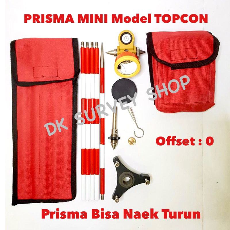 Jual MINI PRISMA + MINI STICK MODEL TOPCON / MINI PRISM / PRISMA MINI ...