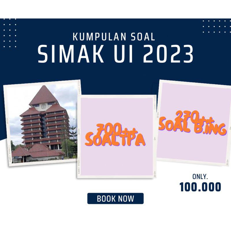 Jual Kumpulan Latihan Soal SIMAK UI 2023 PASCASARJANA | Shopee Indonesia Jual Kumpulan Latihan Soal SIMAK UI 2023 PASCASARJANA | Shopee Indonesia