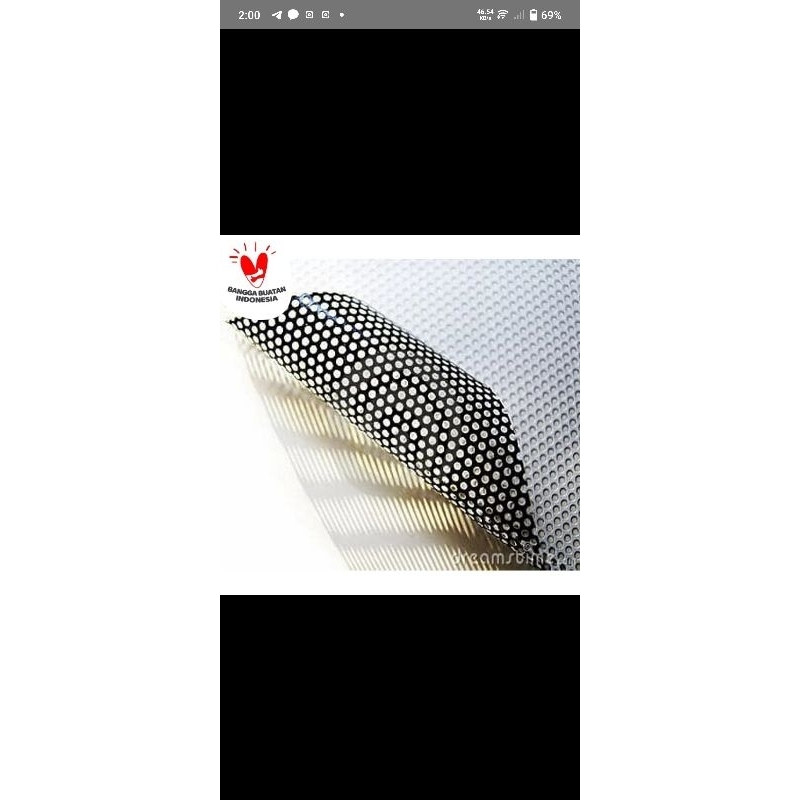 Jual STICKER / STIKER PERFORASI ONE WAY VINYL 127CM ROLL | Shopee Indonesia