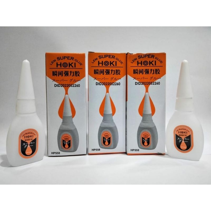 Jual Lem SUPER GLUE HOKI / Lem Setan / lem korea / Lem cair 5gram ...