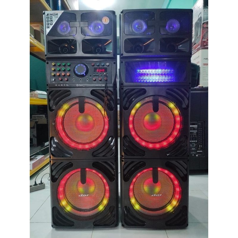 Jual Speaker Aktif Bluetooth DAT MGM 722 Double Woofer | Shopee Indonesia