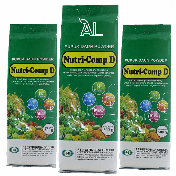 Jual NUTRICOMP D 500 GR Pupuk Daun Pupuk Anorganik | Shopee Indonesia