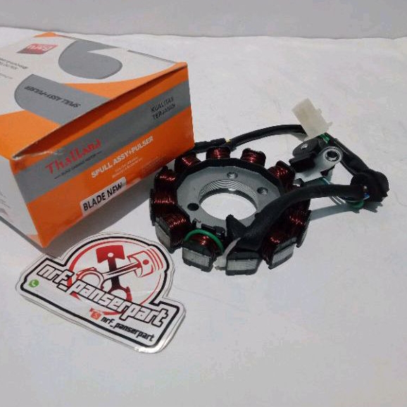Jual SPUL BLADE NEW 125 // SPOOL MAGNET STATER ASSY +FULSER HONDA REVO ABSOLUTE FI INJEKSI BLADE ...