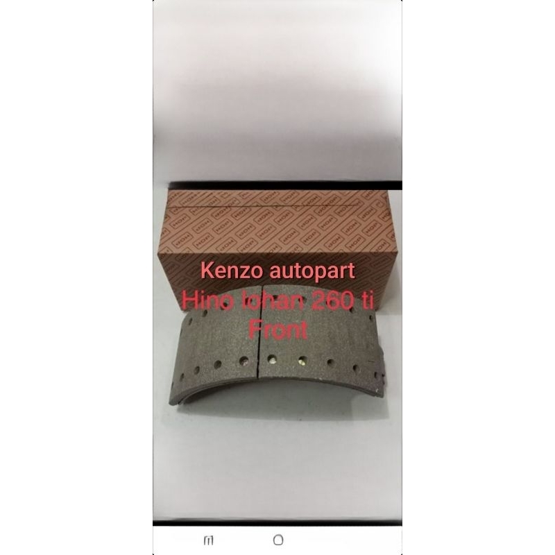 Jual PRODO REM KAMPAS REM BRAKE SHOE HOP BELAKANG HINO LOHAN FM260TI ...