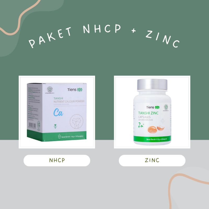 Jual paket 1 NHCP+Zinc | Shopee Indonesia